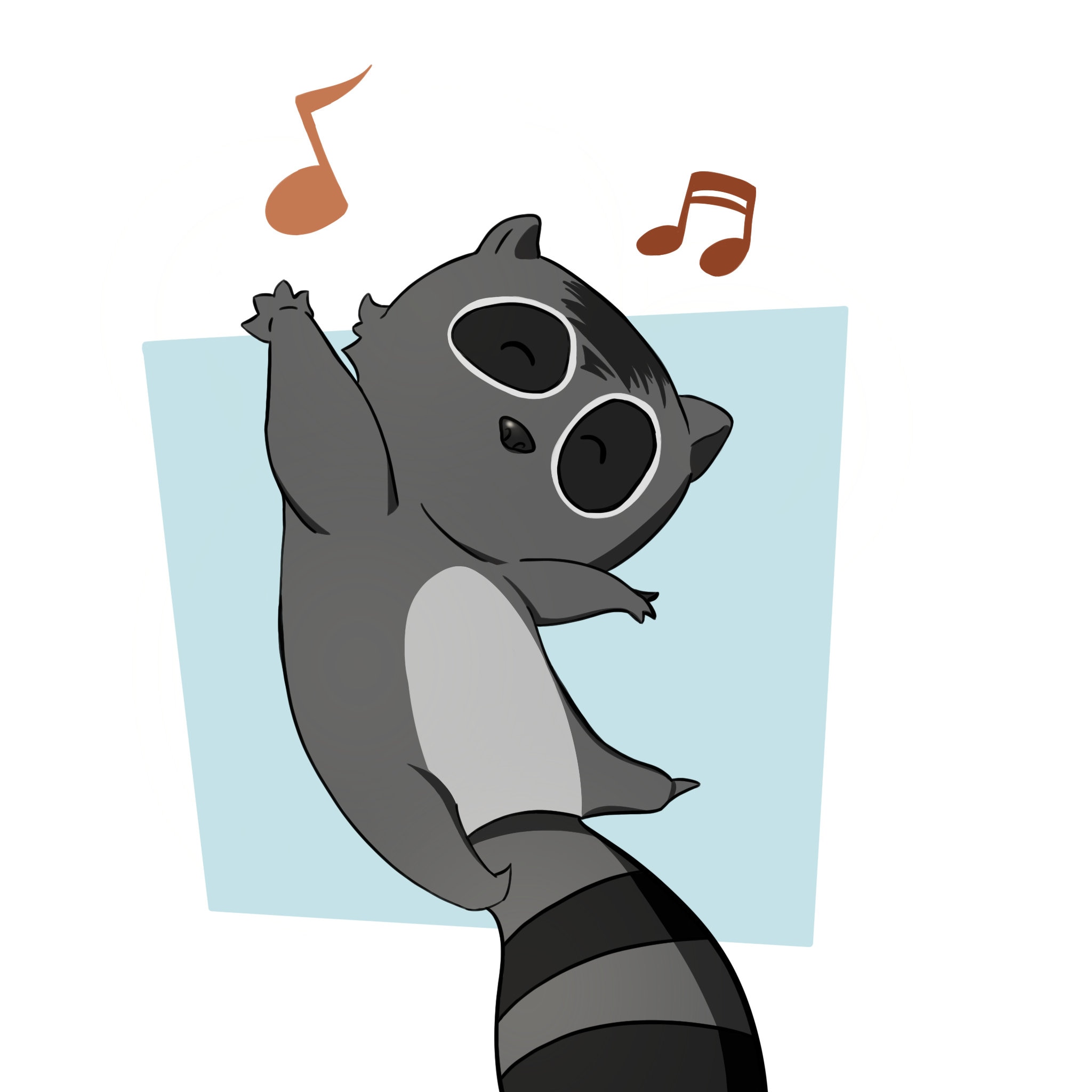 Raccoon Sticker Animal Bungou Stray Dogs Wan Karl Merch BSD - Etsy