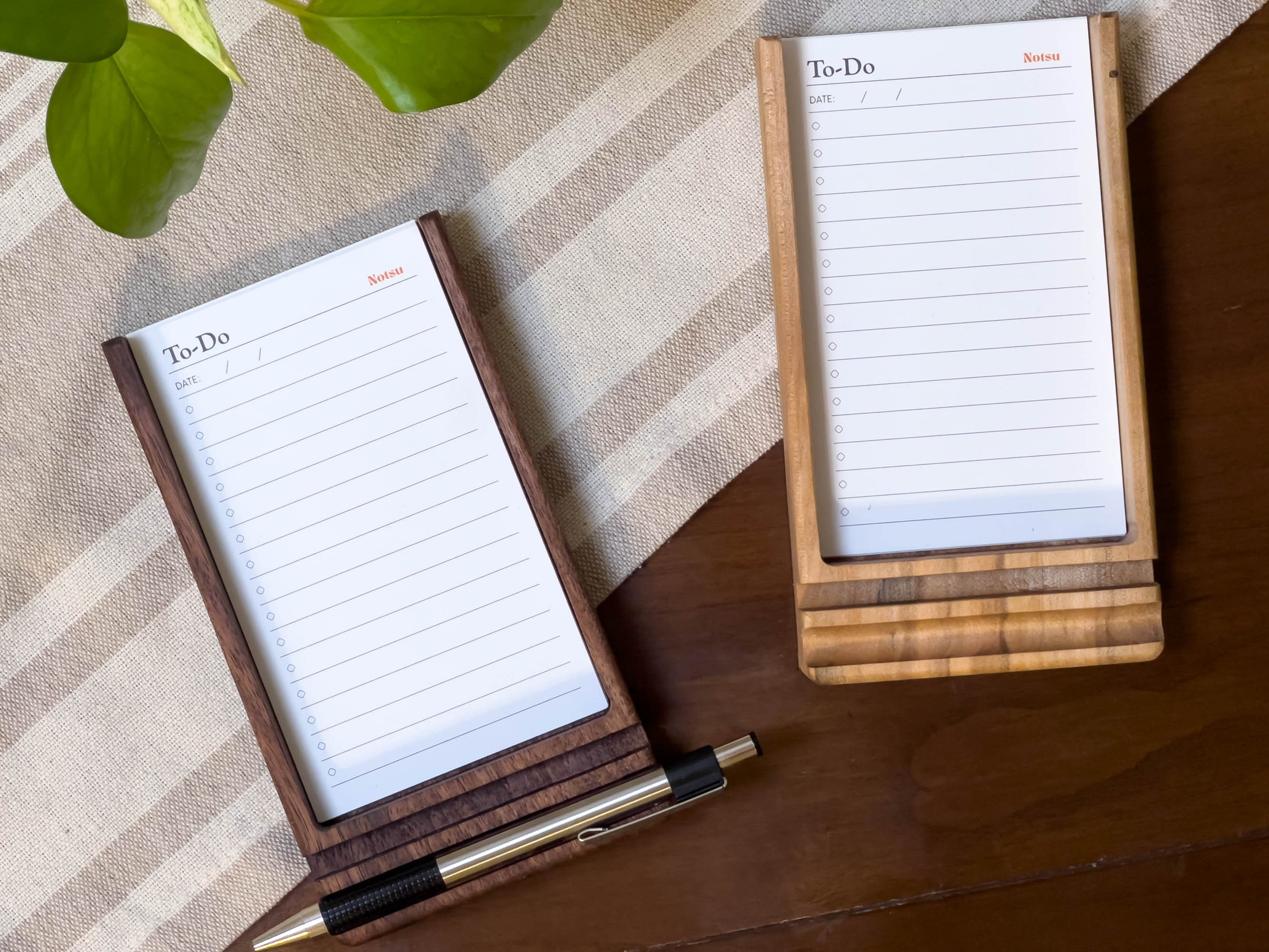 Solid Walnut and Maple Wooden Task Card Holder 3x5 Cards - Etsy