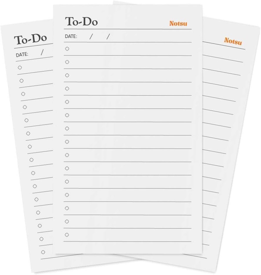 Pack of 50 To-do List Cards - Etsy