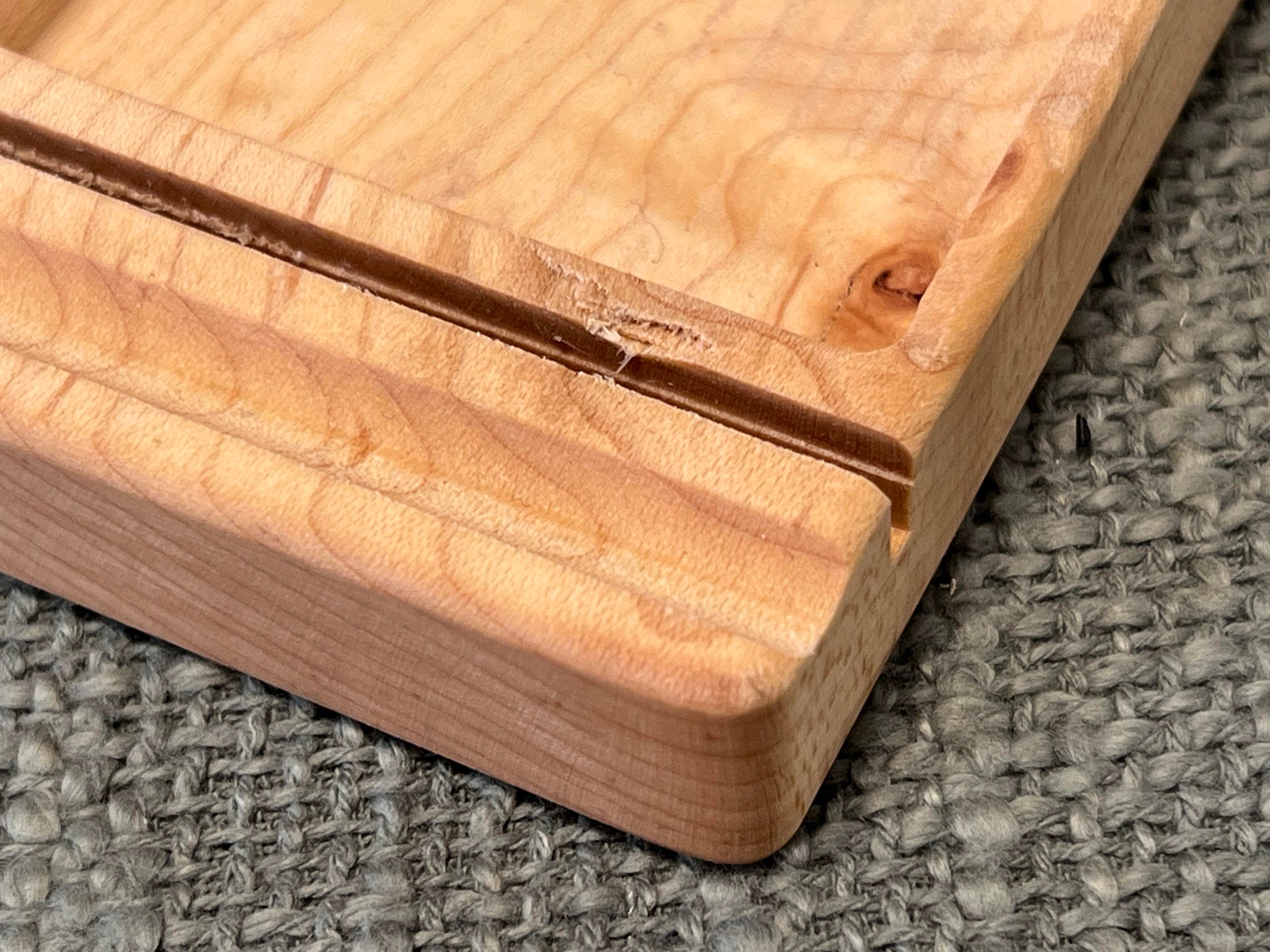 Solid Walnut and Maple Wooden Task Card Holder 3x5 Cards - Etsy