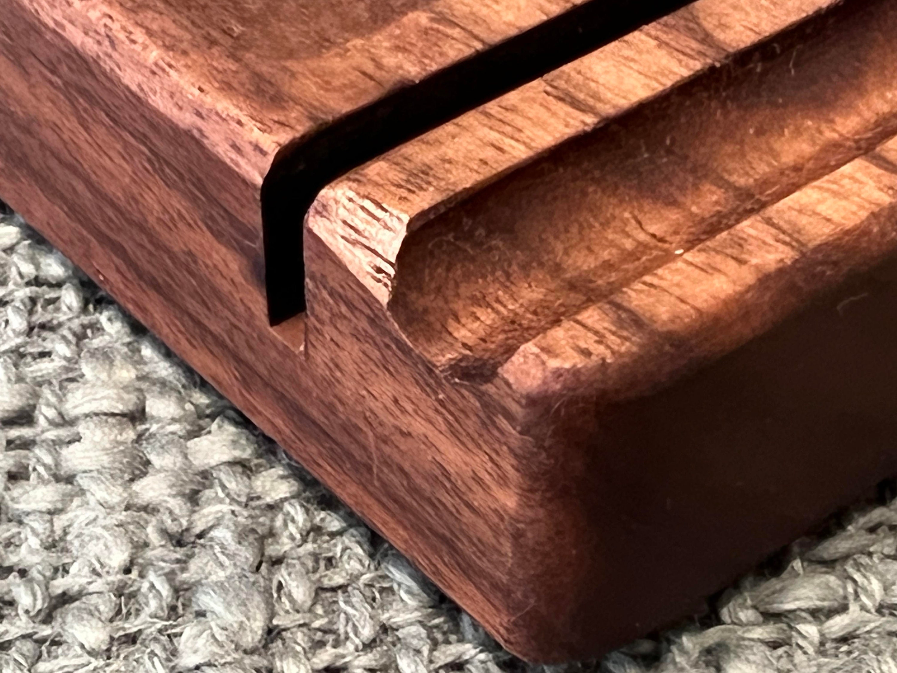 Solid Walnut and Maple Wooden Task Card Holder 3x5 Cards INCLUDES TASK ...