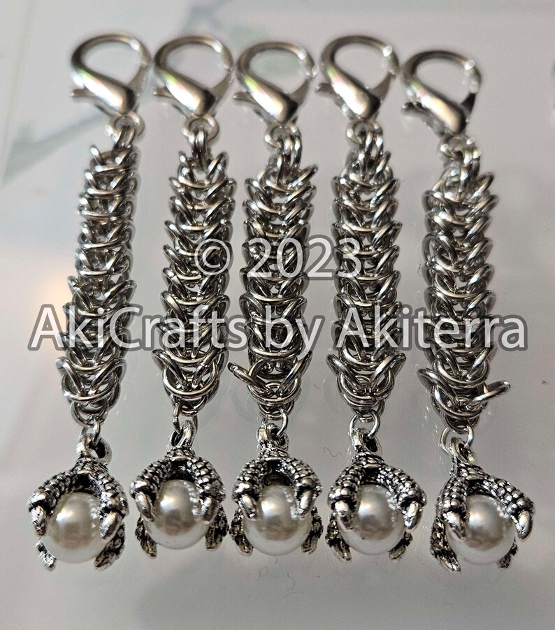 Dragon Charm Dragon Claw Box Chain Maille Chain Maile Bag - Etsy