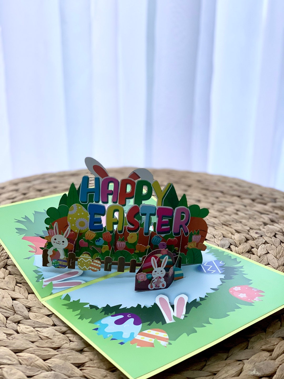 Easter Pop Up Card, Easter 3D Card, Easter Greeting Card, Easter Card ...