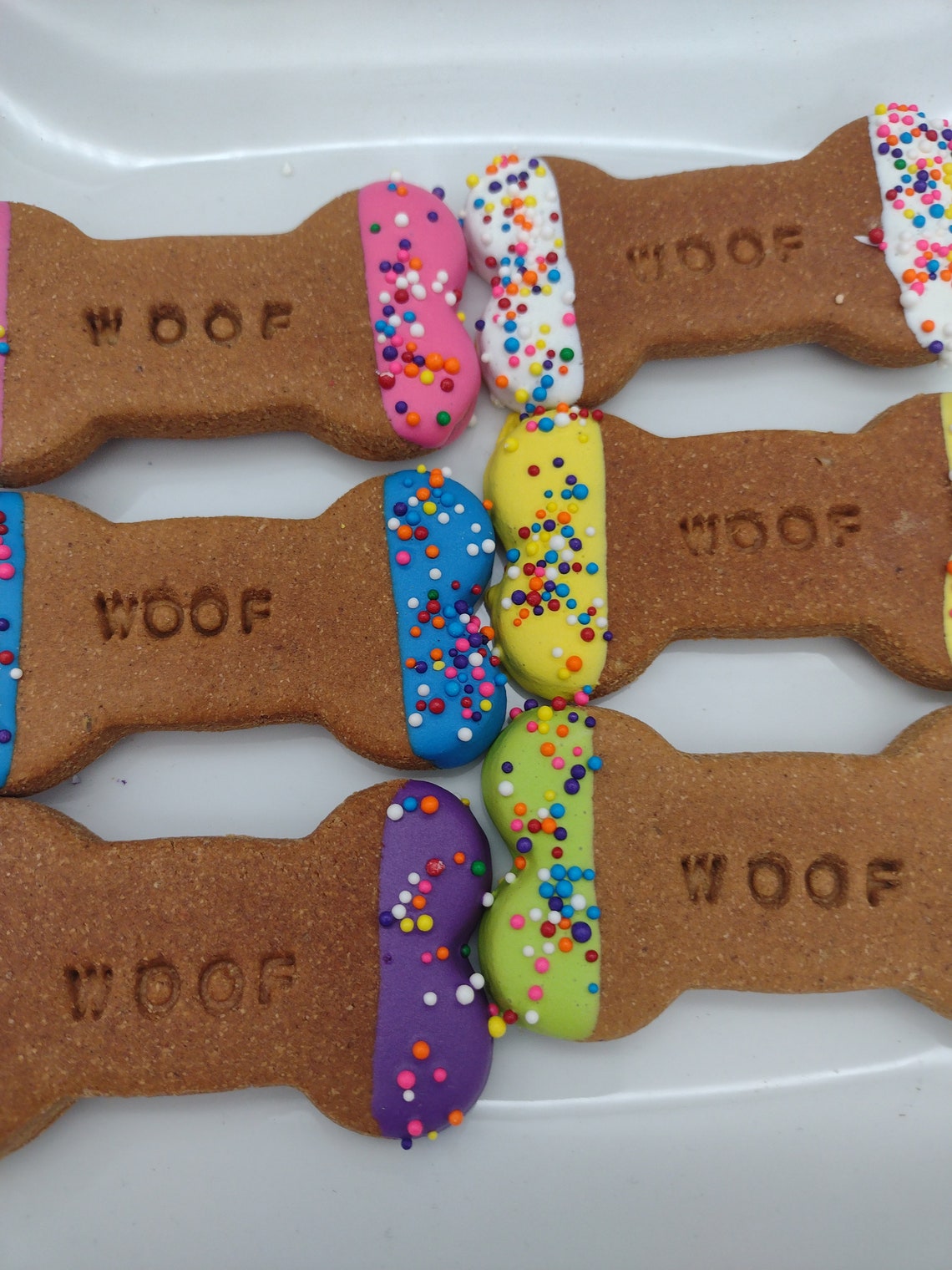 Dog Bone Cookies, Pet Treat, Woof Dog Bones, Stamped Cookies, Pet ...