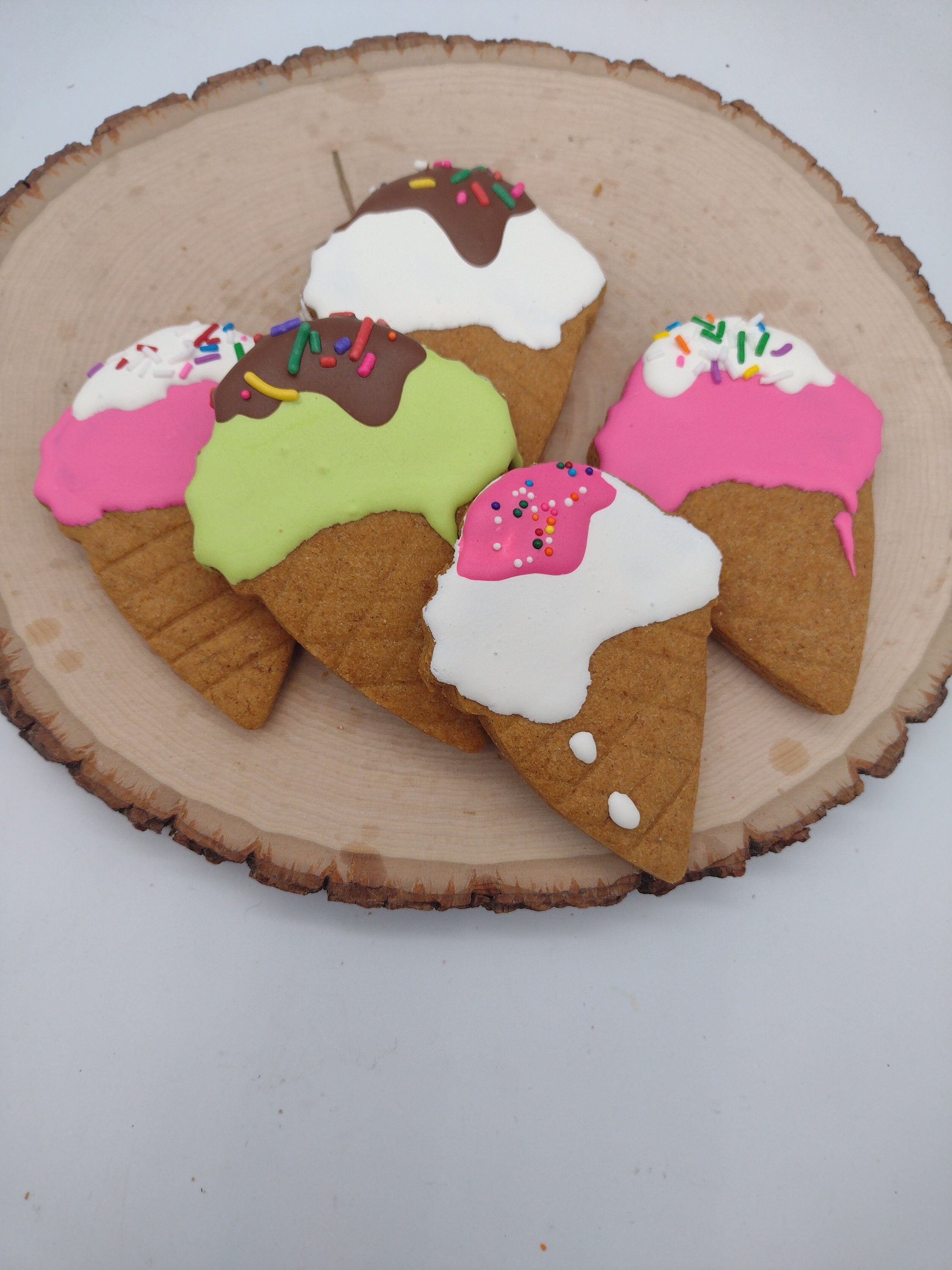 3 Pk Dog Cookies, Dog Ice Cream, Dog Bakery, Summertime Pet Treats ...