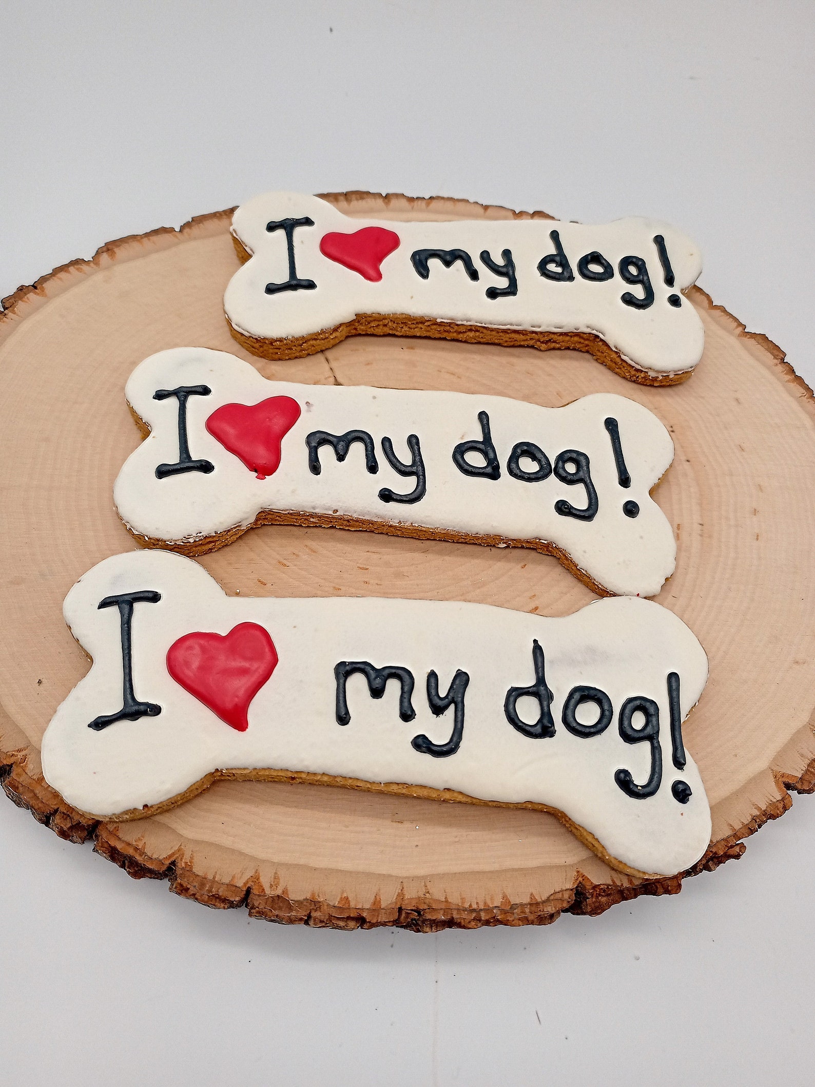 Dog Bone Cookies, Gourmet Pet Treat, I Love My Dog, Dog Cookies, Dog ...