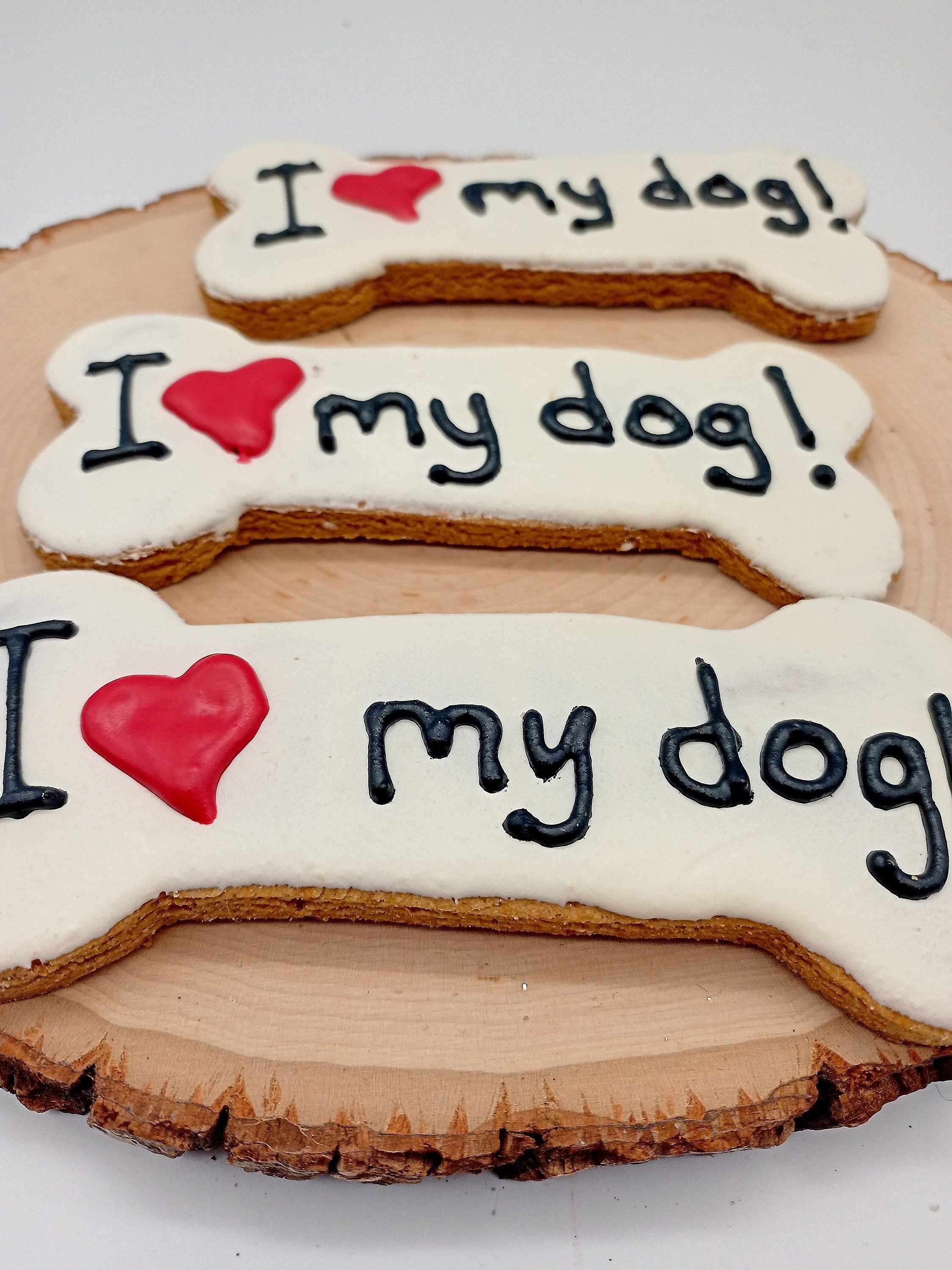 Dog Bone Cookies, Gourmet Pet Treat, I Love My Dog, Dog Cookies, Dog ...