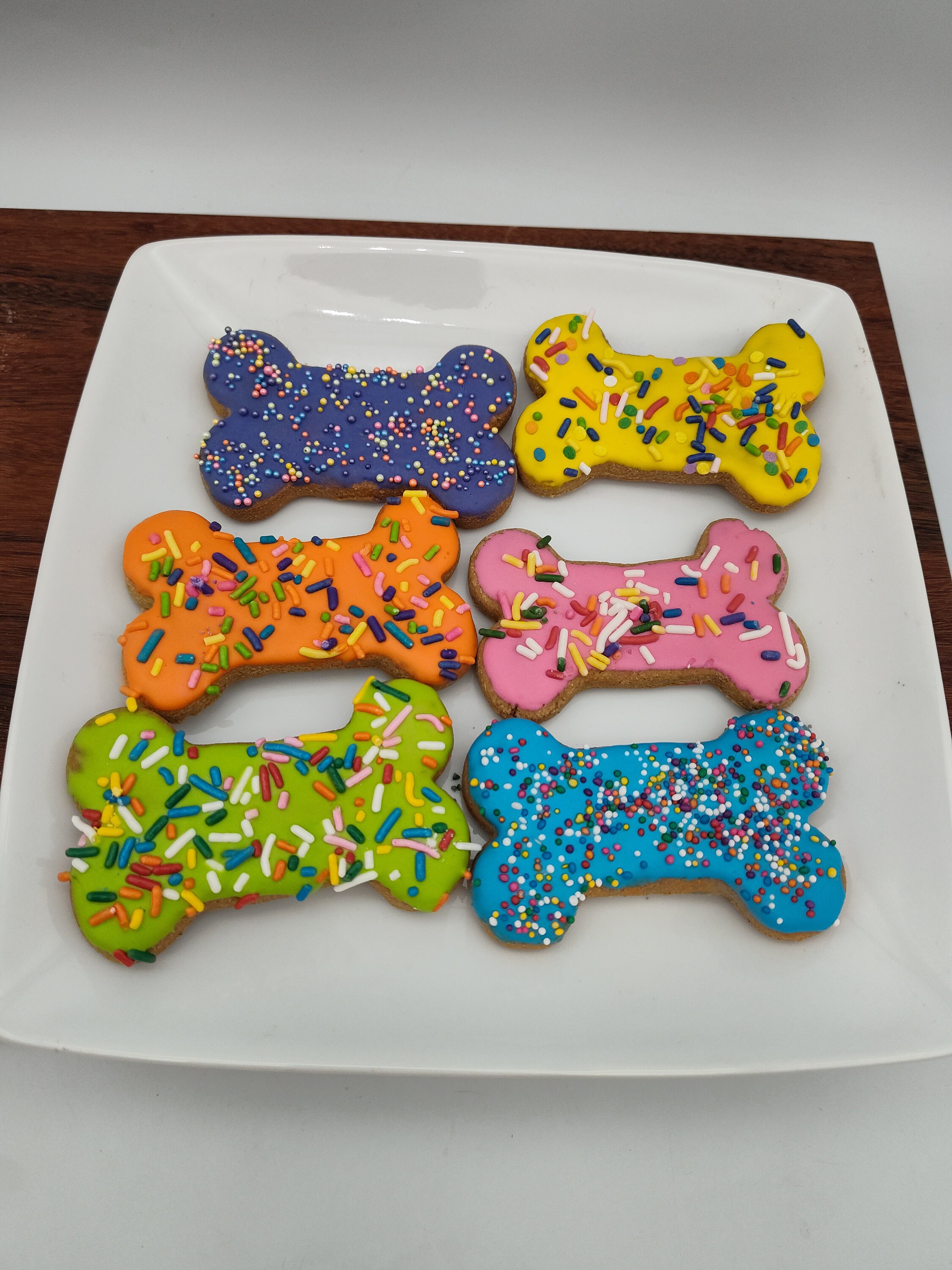 Dog Cookies, Birthday Pet Treat, Dog Bakery, Decorated Dog Cookies ...