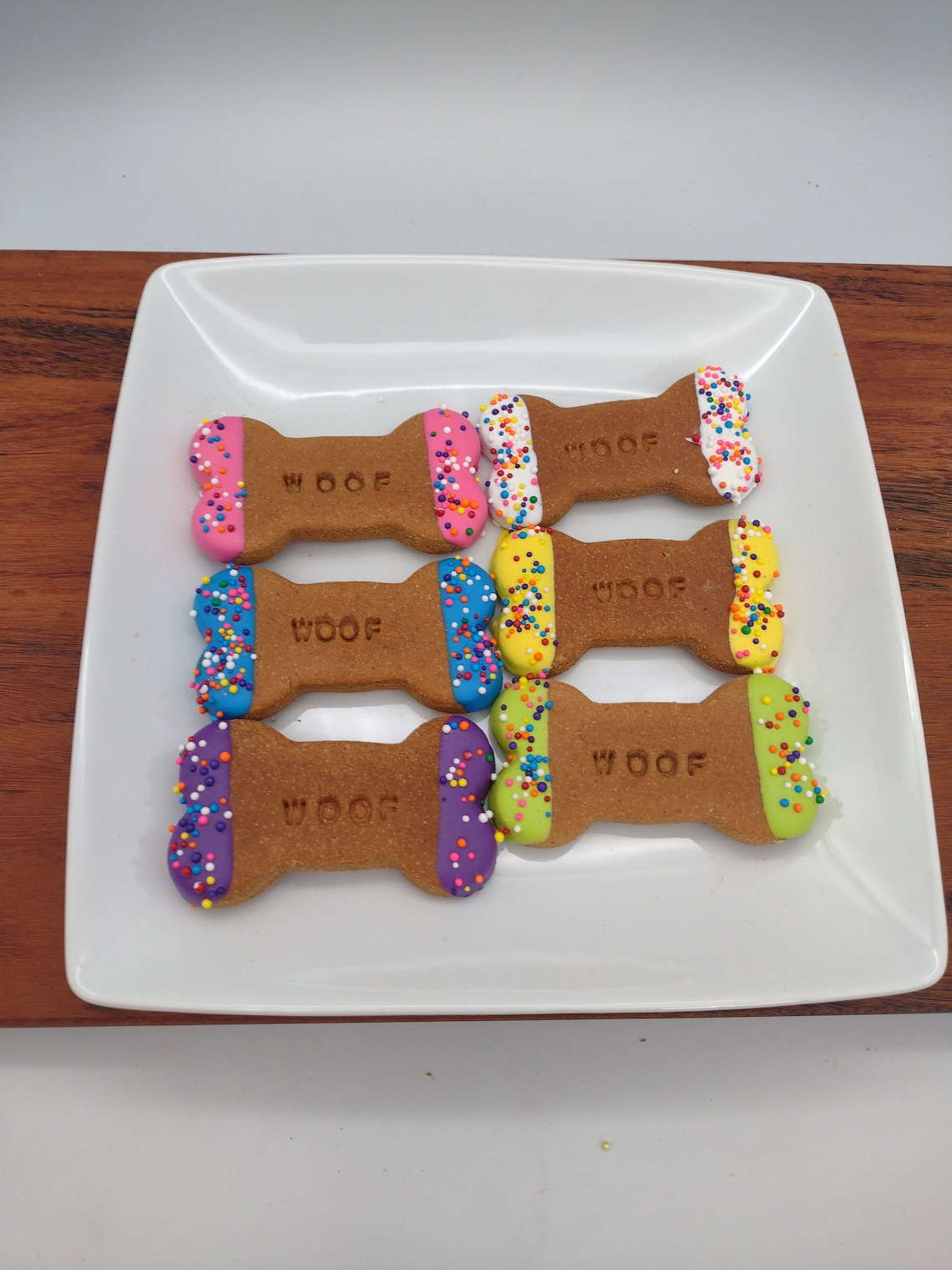 Dog Bone Cookies, Pet Treat, Woof Dog Bones, Stamped Cookies, Pet ...