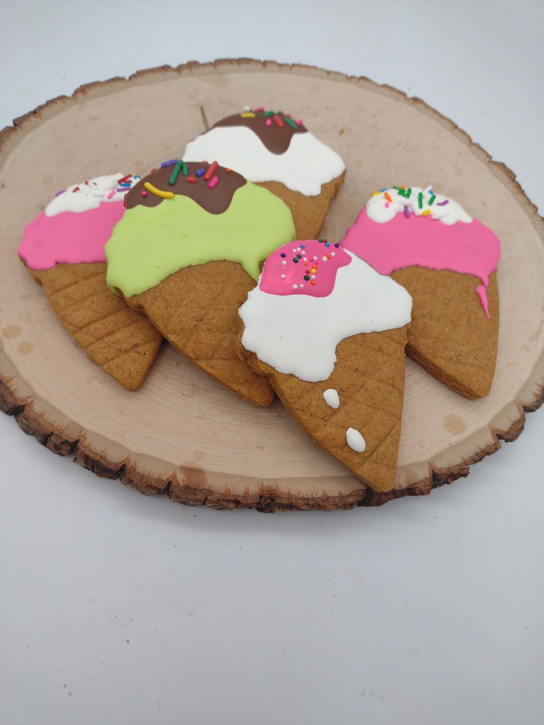 3 Pk Dog Cookies, Dog Ice Cream, Dog Bakery, Summertime Pet Treats ...