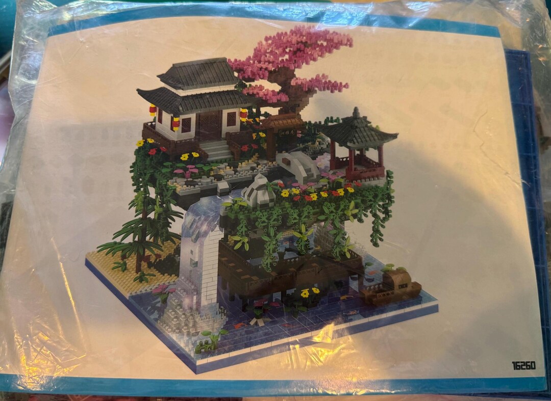 Shangji Balody Cherry Blossom Bonsai Tree Minature Building Set - Etsy