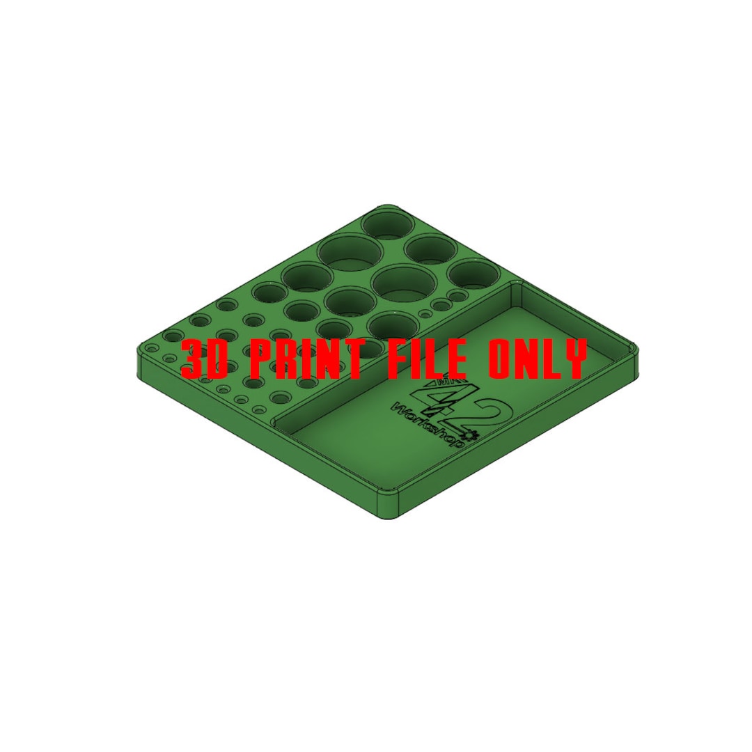 CNC Router Bit Organizer (3D Print Digital File) - Etsy