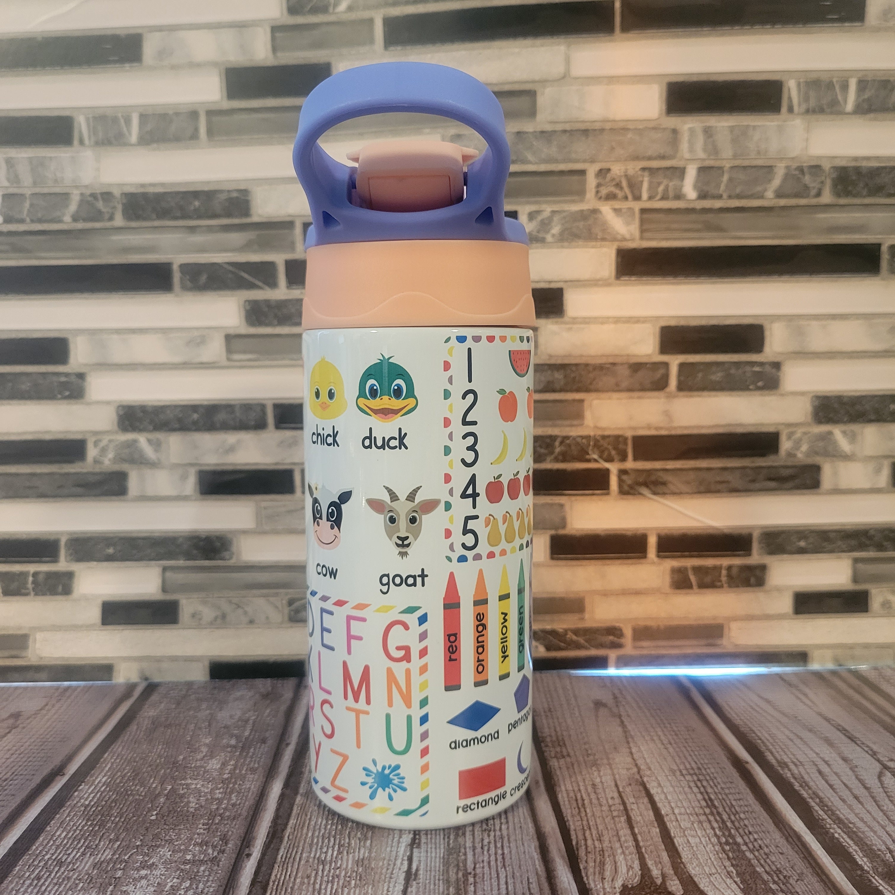 Learning Cup, Back to School Tumbler, Kids Water Bottles, Toddler ...