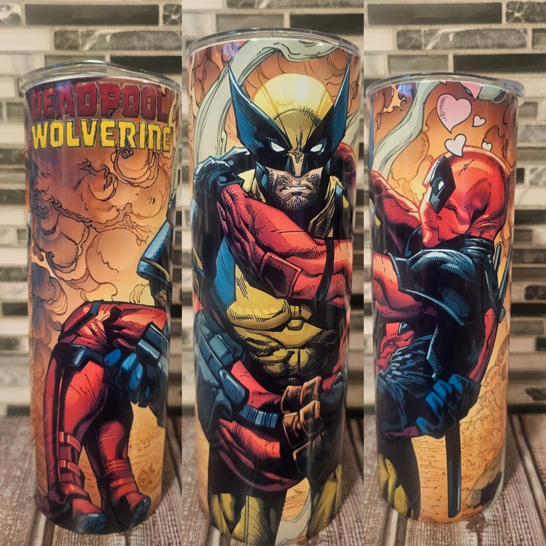 Dead Superhero and Wolverine 20 Oz Tumbler - Etsy