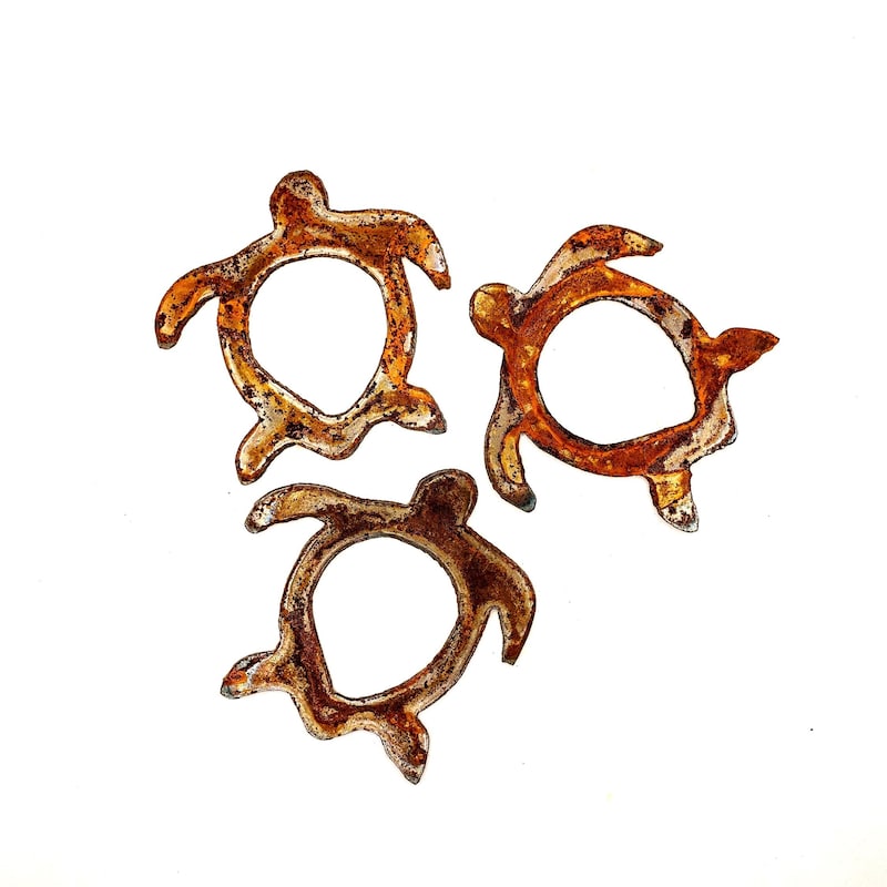 Metal Turtles - Etsy