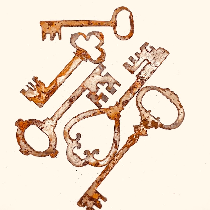Skeleton Key Art - Etsy