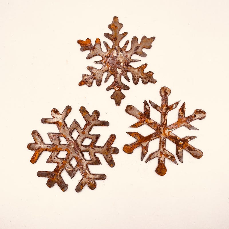Metal Snowflake 4 - Etsy