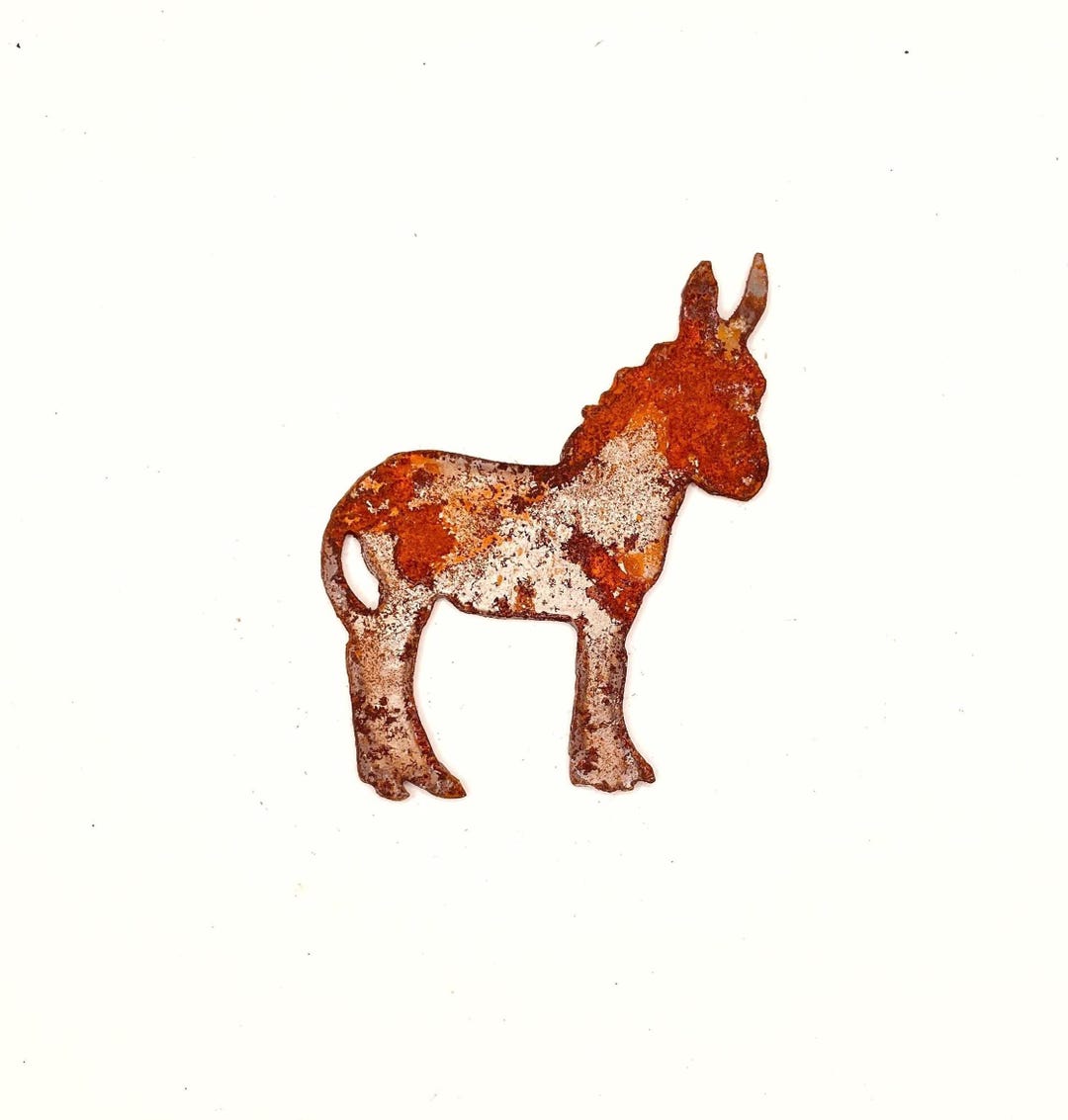 Rustic Metal Donkey Ornament: Mule Burro Accent, USA Made - Etsy