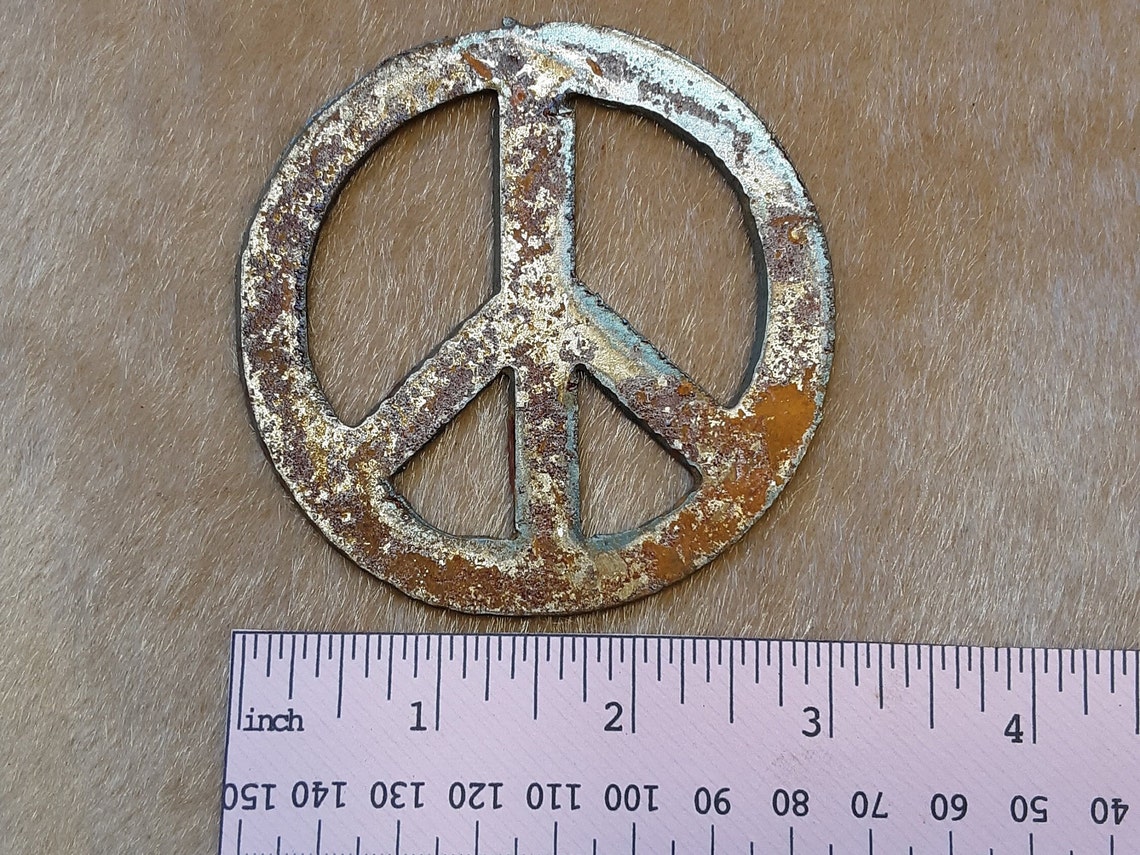 Rusty Metal Peace Signs Set of 3 Crafts Signs Stencils - Etsy