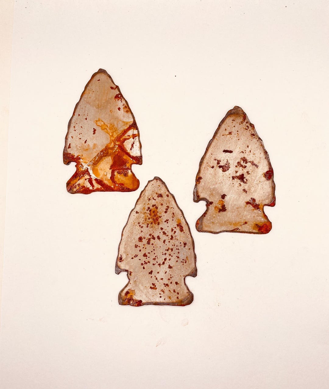 Rustic Metal Arrowhead; 3", Set of 3, Home and Garden Accent, Crafts ...