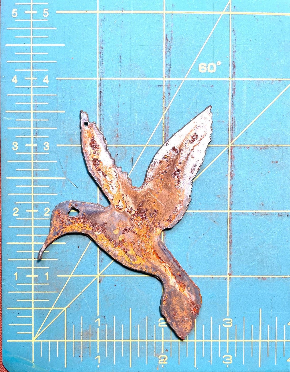 Rustic Metal Hummingbird 3" Ornament Magnet Screen Door Saver - Etsy