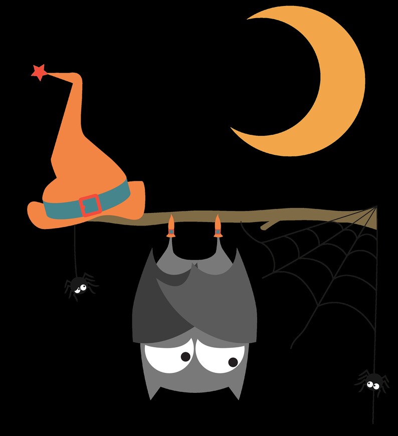 121 Halloween Clip Art & Backgrounds // Instant Download and Print ...