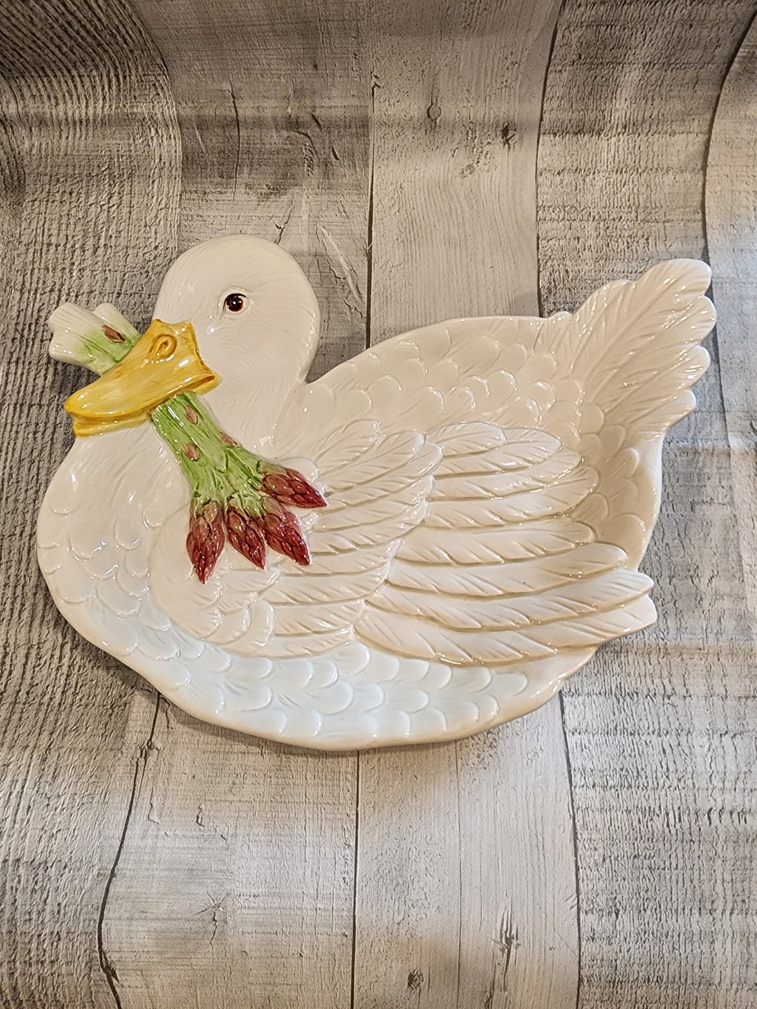 Vintage Fitz & Floyd Classics "le Canard" Duck Platter, Serving Dish, Wall Decor - Etsy