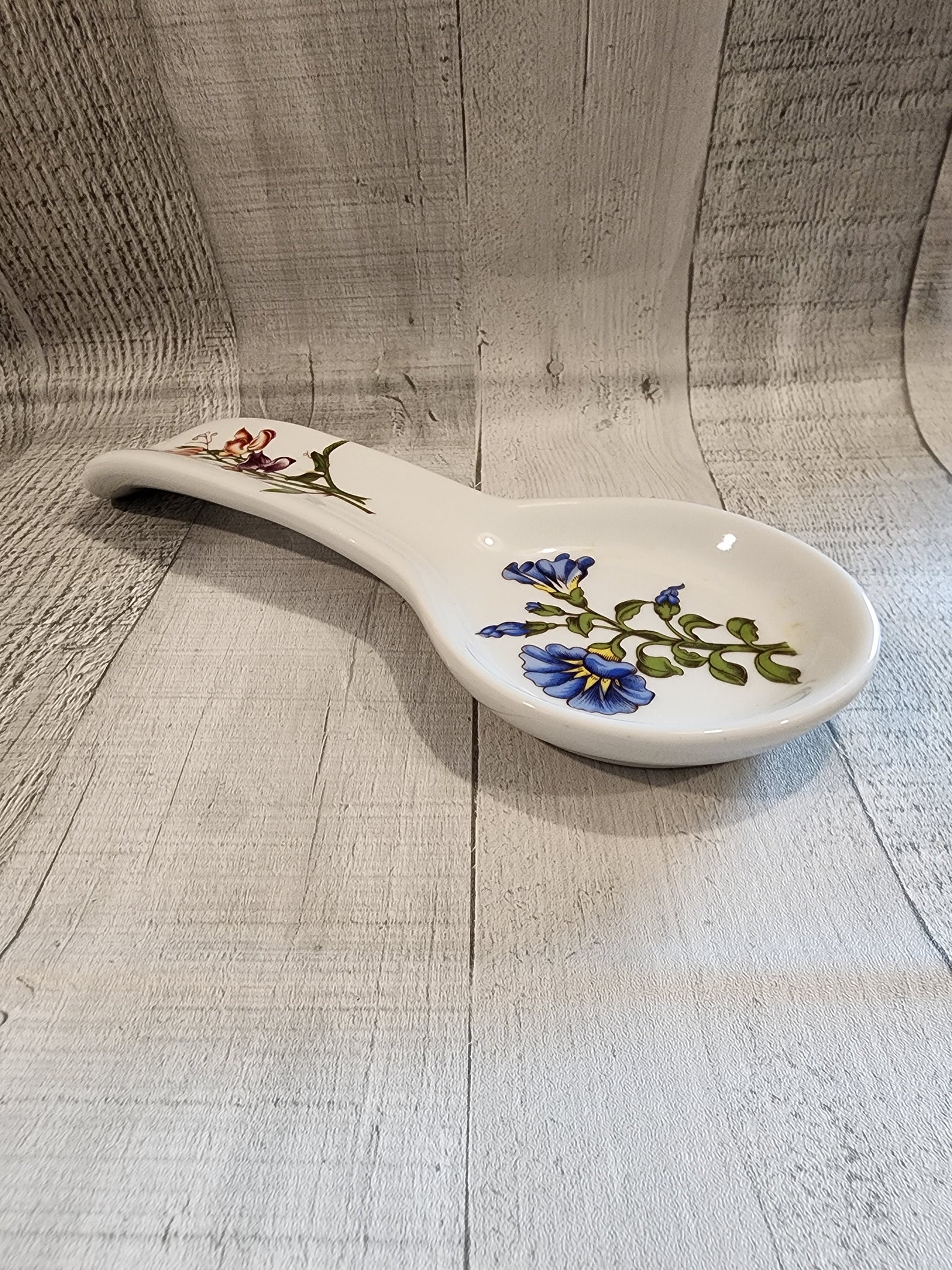 Vintage Cordon Bleu Flower Spoon Rest, Ceramic, Retired Pattern - Etsy