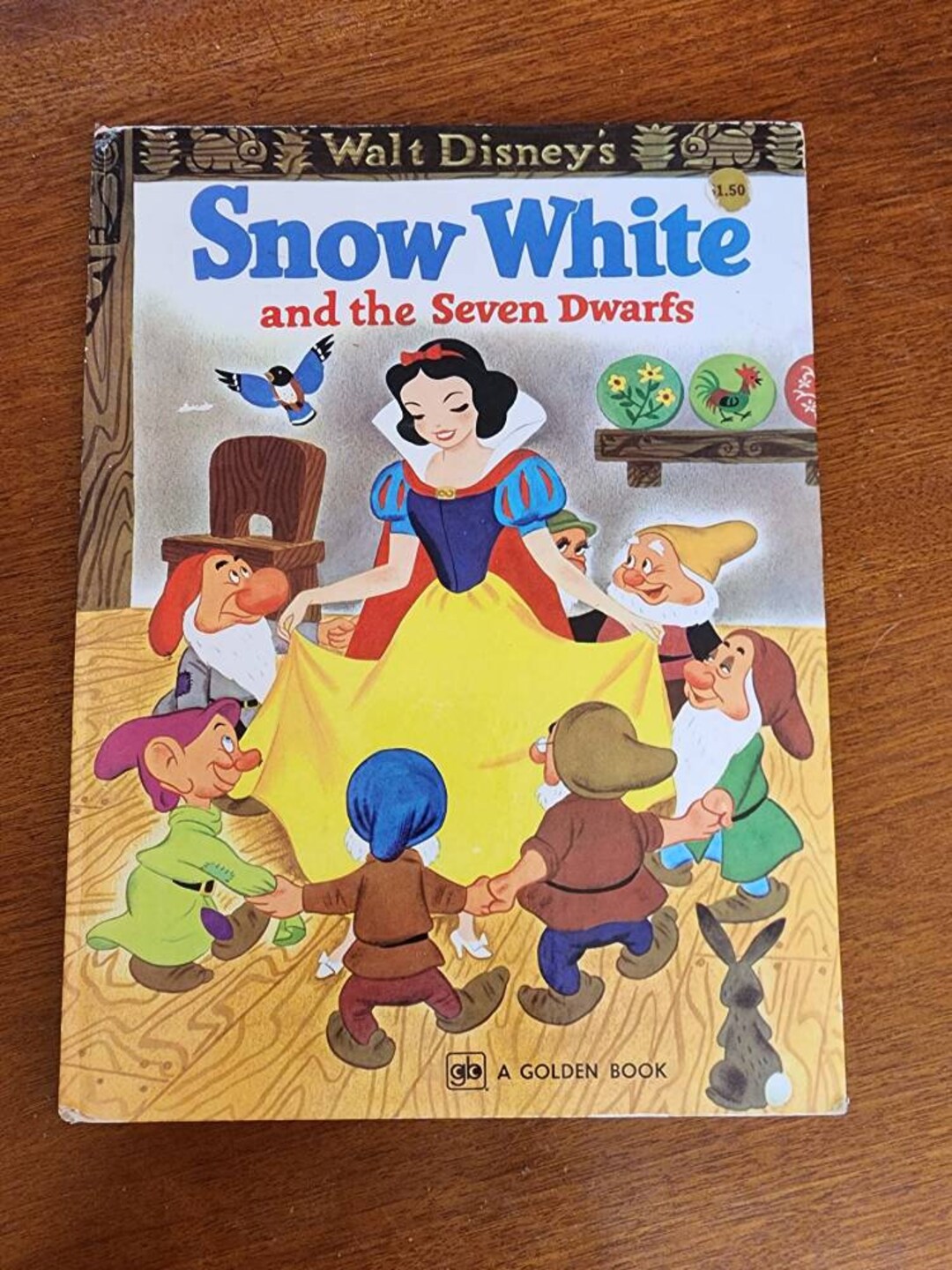 Walt Disney's Snow White and the Seven Dwarves, Vintage 1977 Golden ...