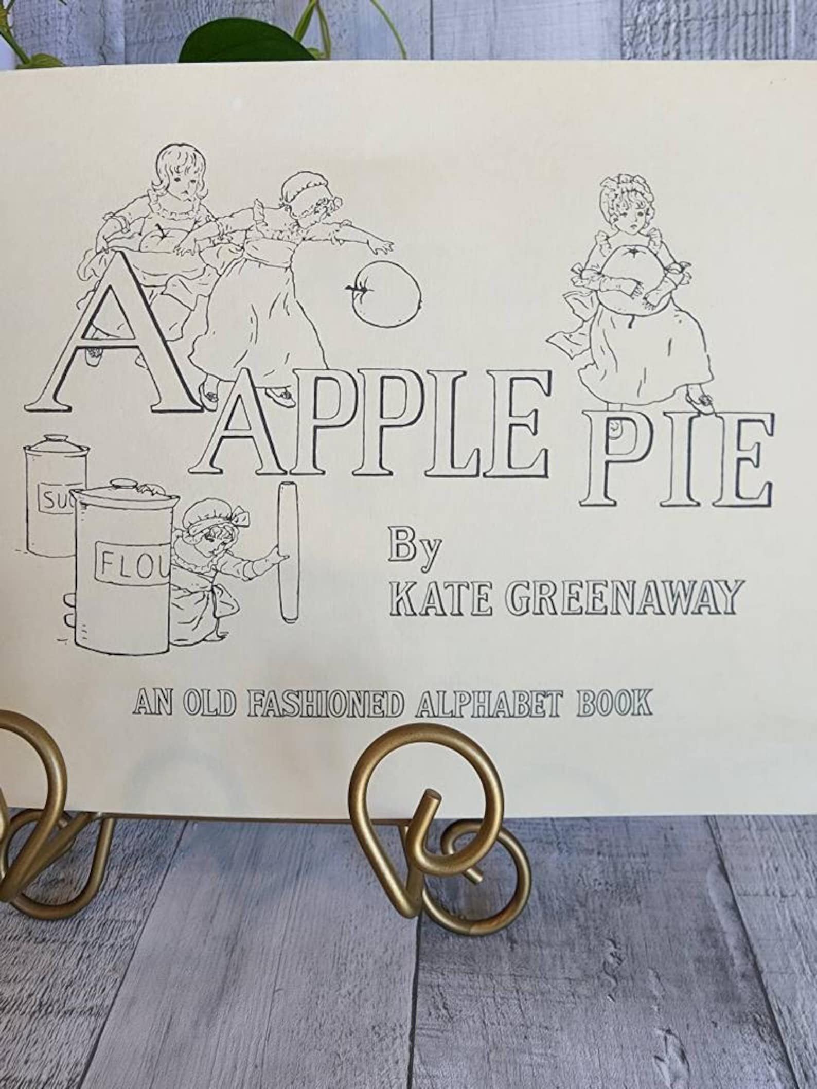 Kate Greenaway Apple Pie ABC Tracing Book, Alphabet Book, Children's ...