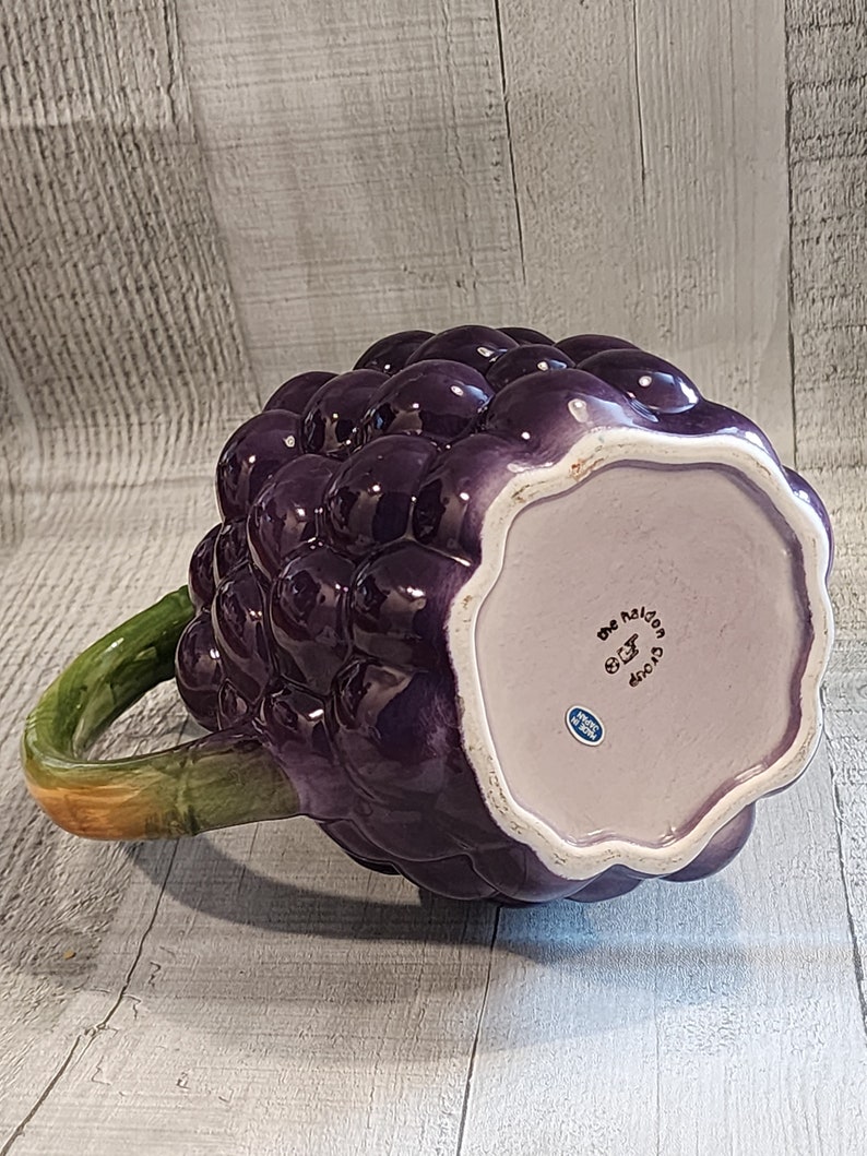Vintage Haldon Grape Pitcher, 1980s, Small Vase Pitcher, Kitchen Decor ...