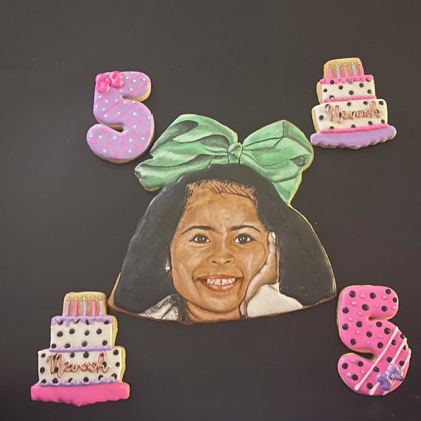 Portrait Cookie - Etsy