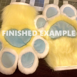 Patrón de pata de fursuit simple: ¡muy apto para principiantes! - Etsy ...