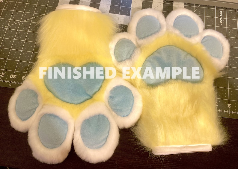 Simple Fursuit Paw Pattern Very Beginner Friendly - Etsy