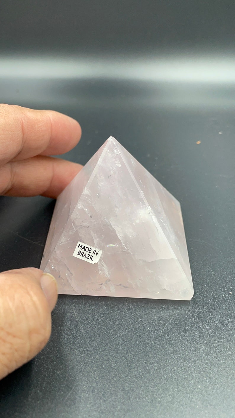 Pink Quartz Pyramid From Brazil - Etsy