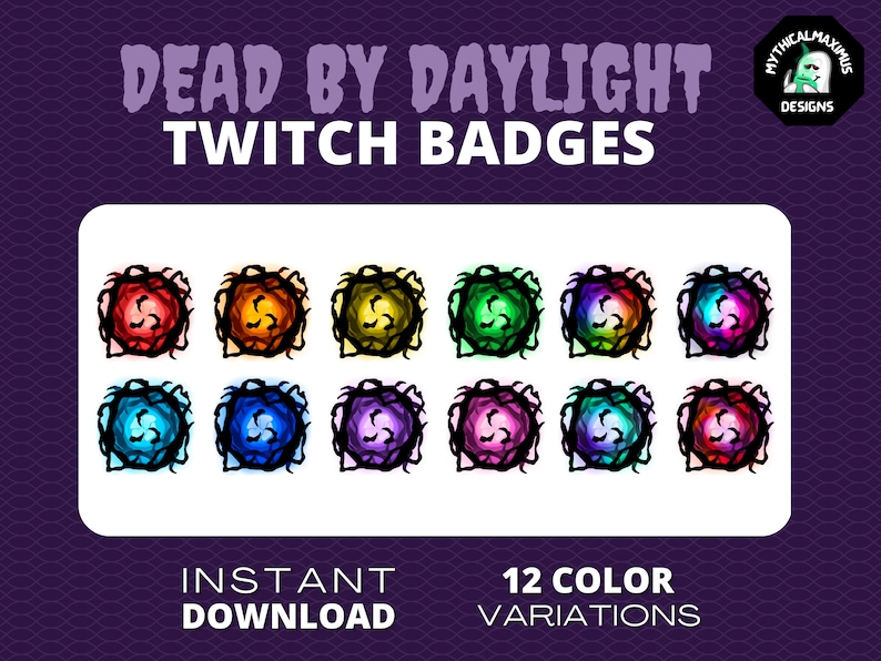 Dead by Daylight Entity Twitch Badges - Etsy