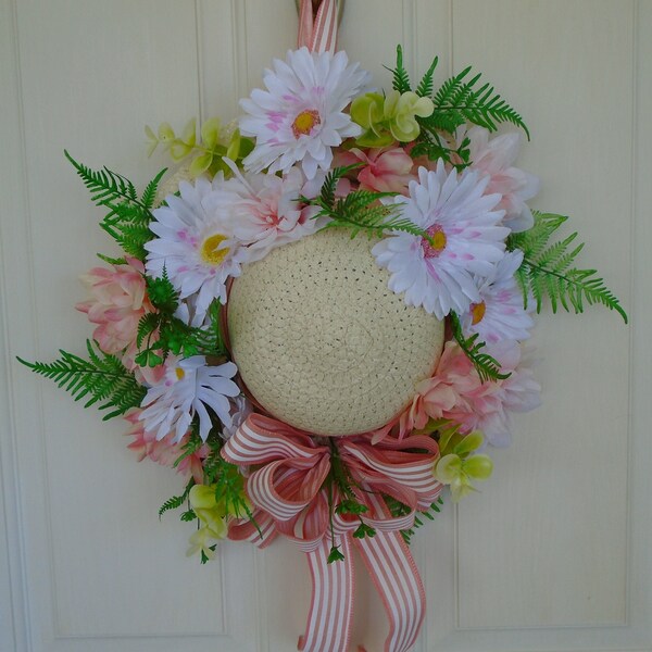 Straw Wreath - Etsy