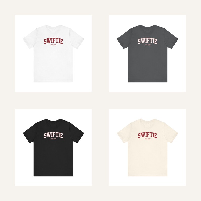 Swiftie Est 1989 Tshirt Gift for Swiftie Vintage Taylor Shirt Swifty ...