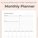 Weekly Planner Schedule Spanish Printable A4 & US LETTER - Etsy