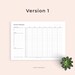 Weekly Planner Schedule Spanish Printable A4 & US LETTER - Etsy