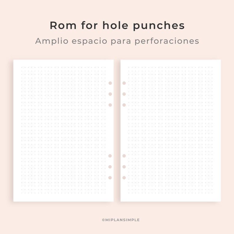 Dot Grid Paper, Printable Dot Grid Paper for Bullet Journal Dotted ...