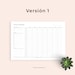 Weekly Planner Schedule Spanish Printable A4 & US LETTER - Etsy