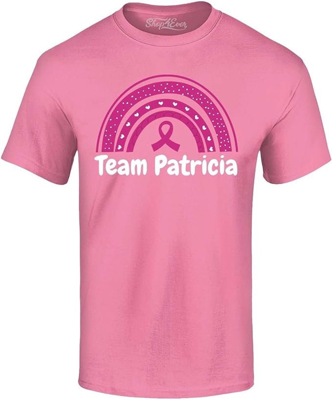Personalized Team Cancer Shirt Custom Your Team Name Breast Cancer Tee ...