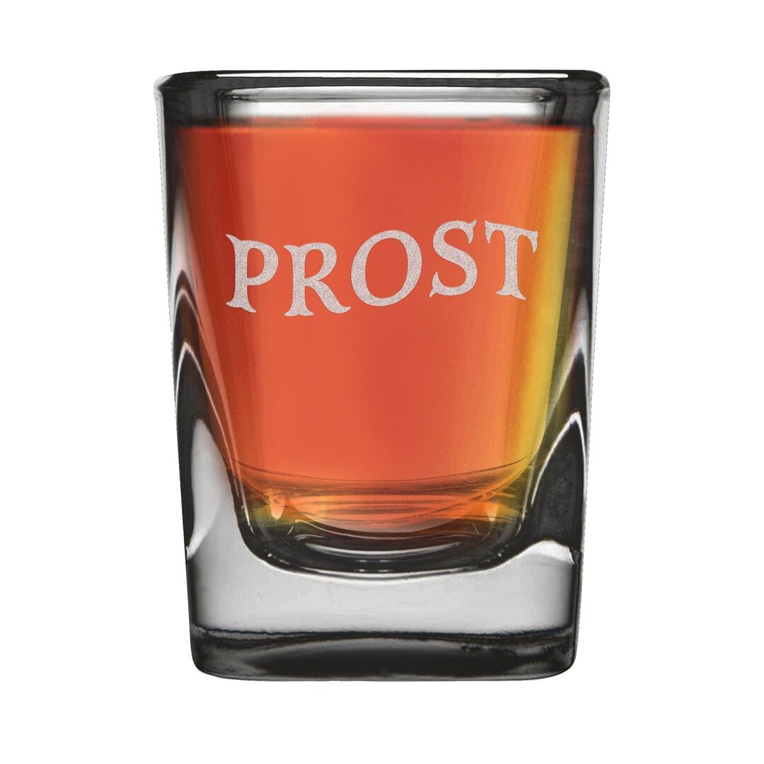 Around the World Different Languages Prost German Cheers Toast Engraved ...