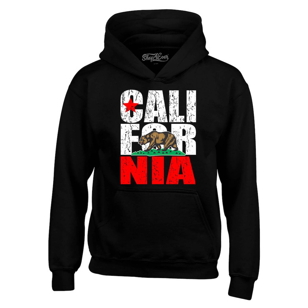 California State Flag Bear Hoodie Sweatshirts - Etsy
