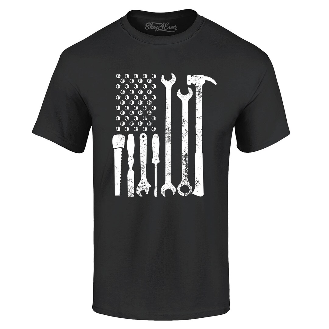 Mechanic Tool American Flag USA T-shirt - Etsy