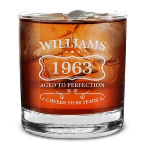 Personalized Aged to Perfection Birthday Custom Engraved Name, Year ...