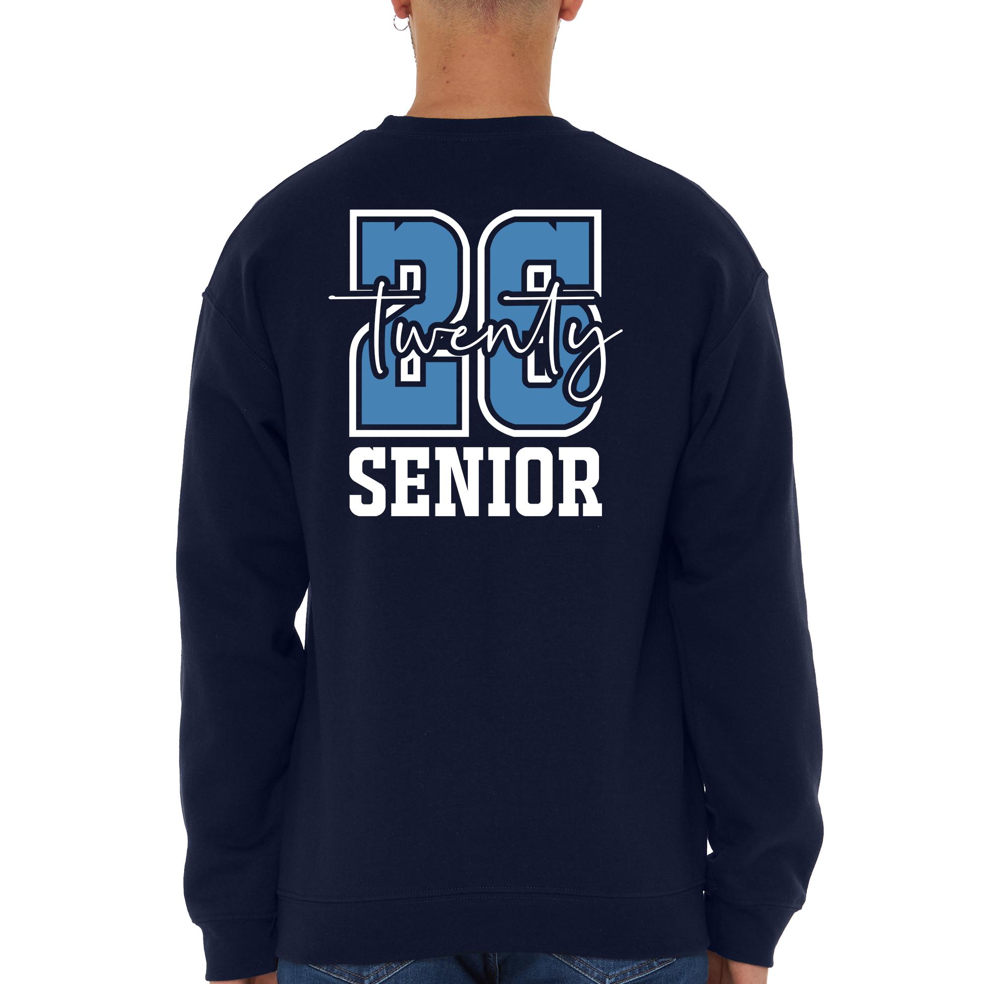 Class of 2026 Blue Senior Double Sided Crewneck Sweatshirts. Class of ...