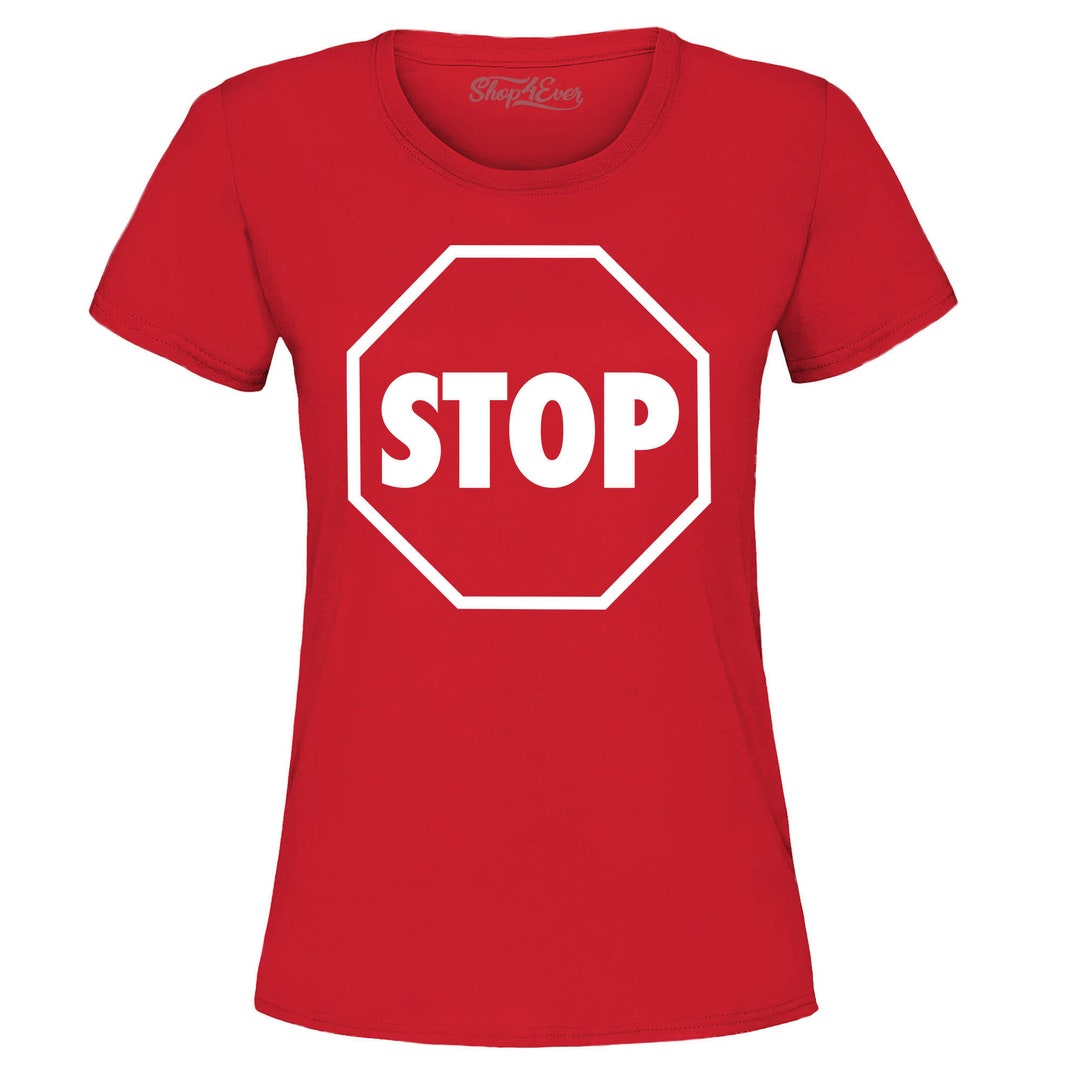 Stop Sign Traffic Stop Costume Women's T-shirt - Etsy