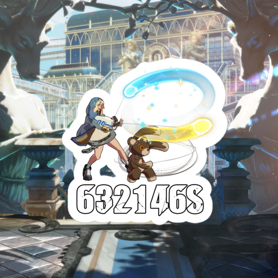 STICKER GUILTY GEAR Strive Bridget 632146S Super Input Half - Etsy